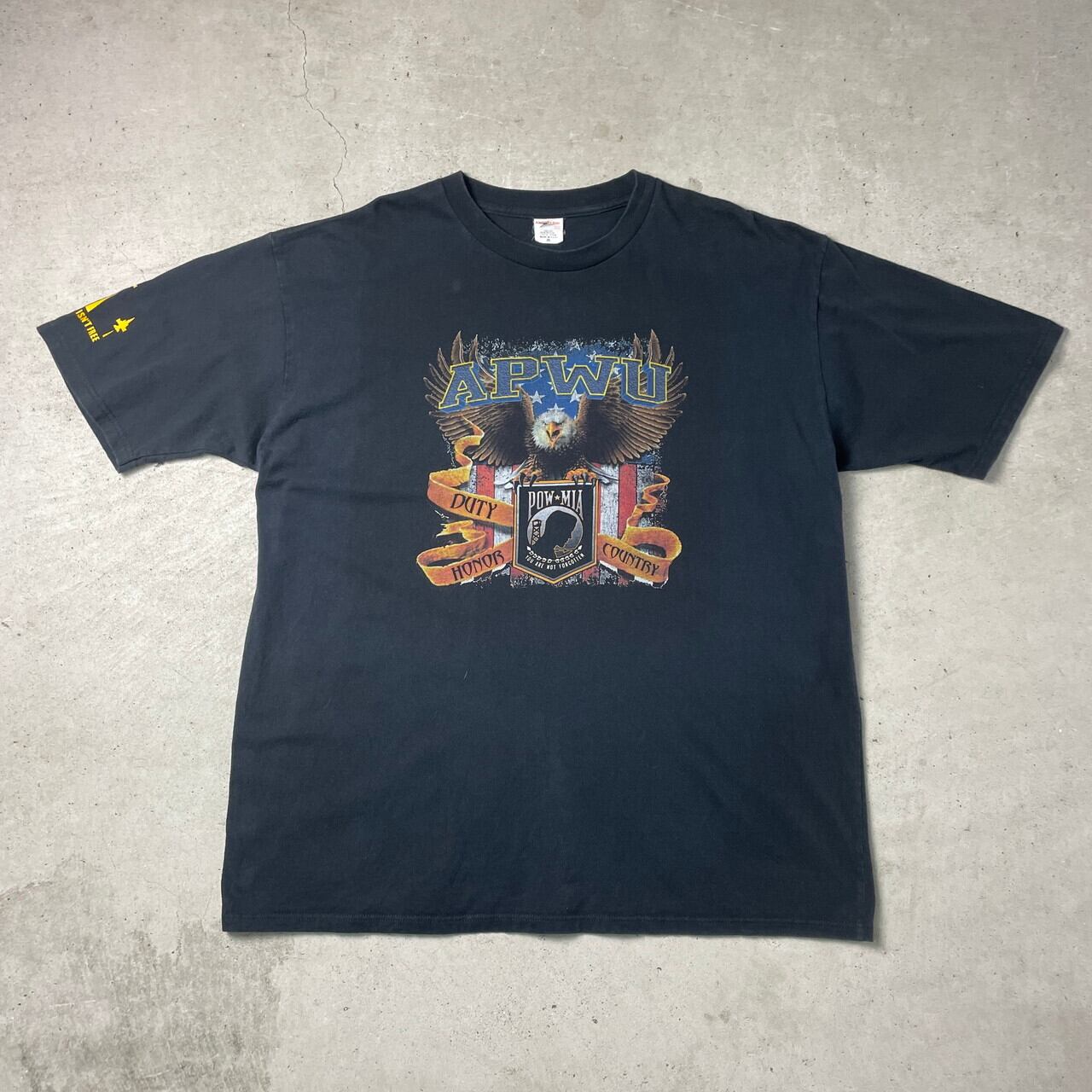 USA製 APWU 労働組合 ロゴ プリントTシャツ メンズ2XL 古着 American Postal Workers Union ...