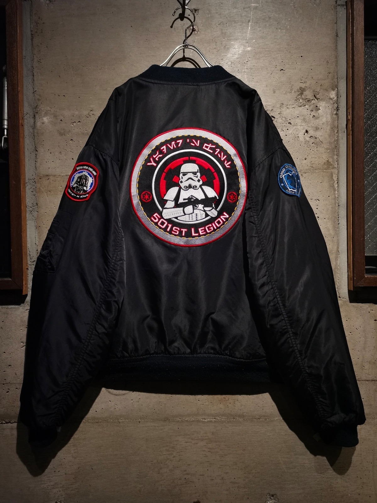 【Caka】"STAR WARS" Special Patch Custom Vintage Loose MA-1 Jacket | Caka ...