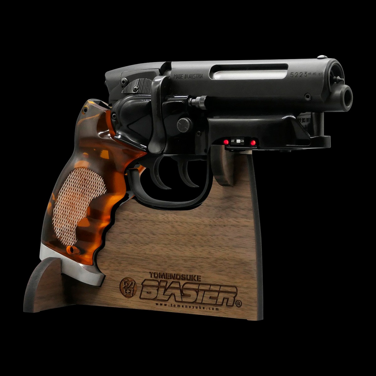 ALL NEW: Tomenosuke Blaster Walnut-veneer Display Stand for 2019 and OG ...