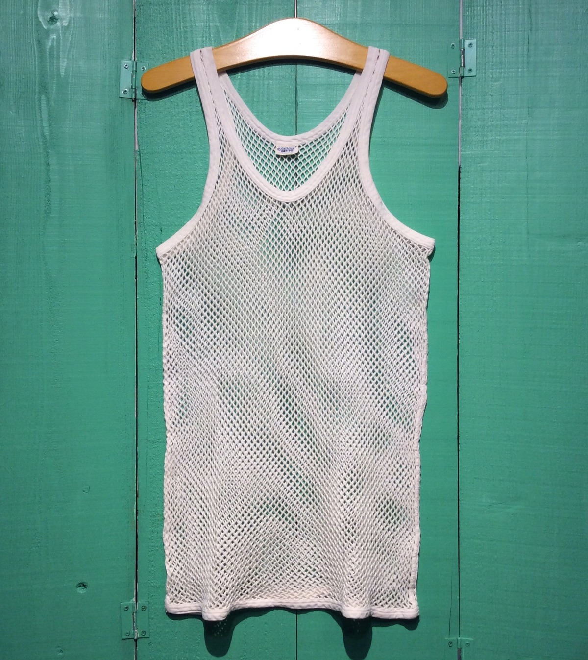 -60s Europa "SCHIESSER" cotton mesh tank top | CAPTAIN MOTHER SHIP!
