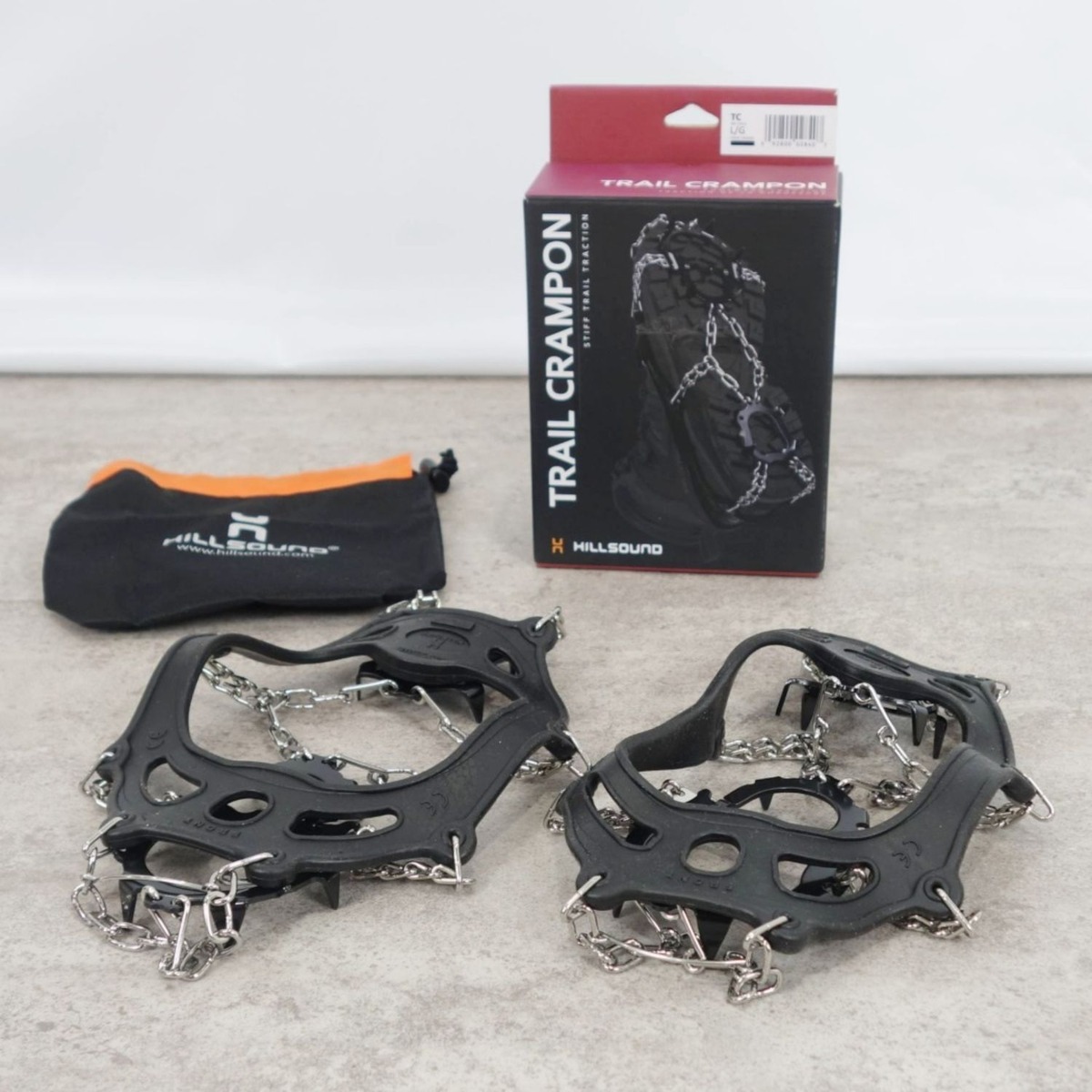 訳あり ヒルサウンド HILLSOUND TRAIL CRAMPON トレイル クランポン 簡易 アイゼン チェーンスパイク 軽量 コンパクト ...