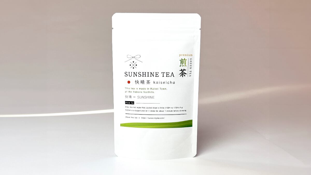 SUNSHINE TEA - GREEN TEA - 50g | 「快晴茶」 - 開成Myteaオンラインストア
