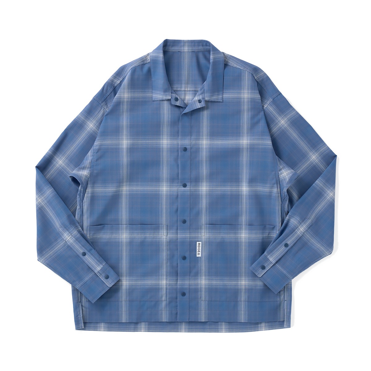 Nest Pocket L/S Shirt"Ombre Check" | RIDGE MOUNTAIN GEAR