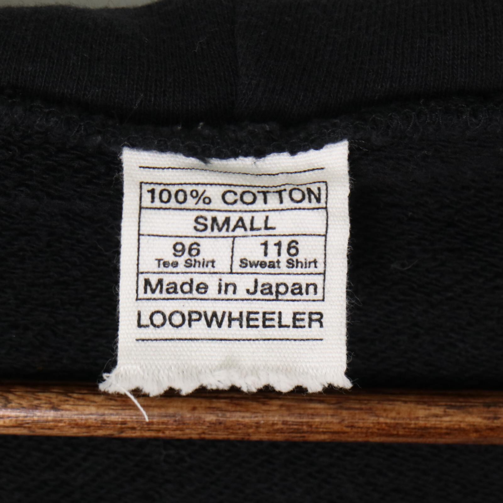 LOOPWHEELER COTTON F/Z PARKA S BLACK | safarionline