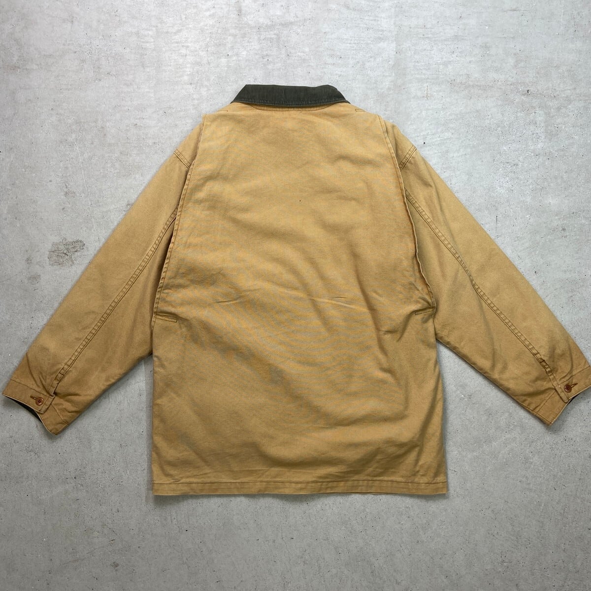 80年代 USA製 L.L.Bean エルエルビーン ダック地 コーデュロイ襟