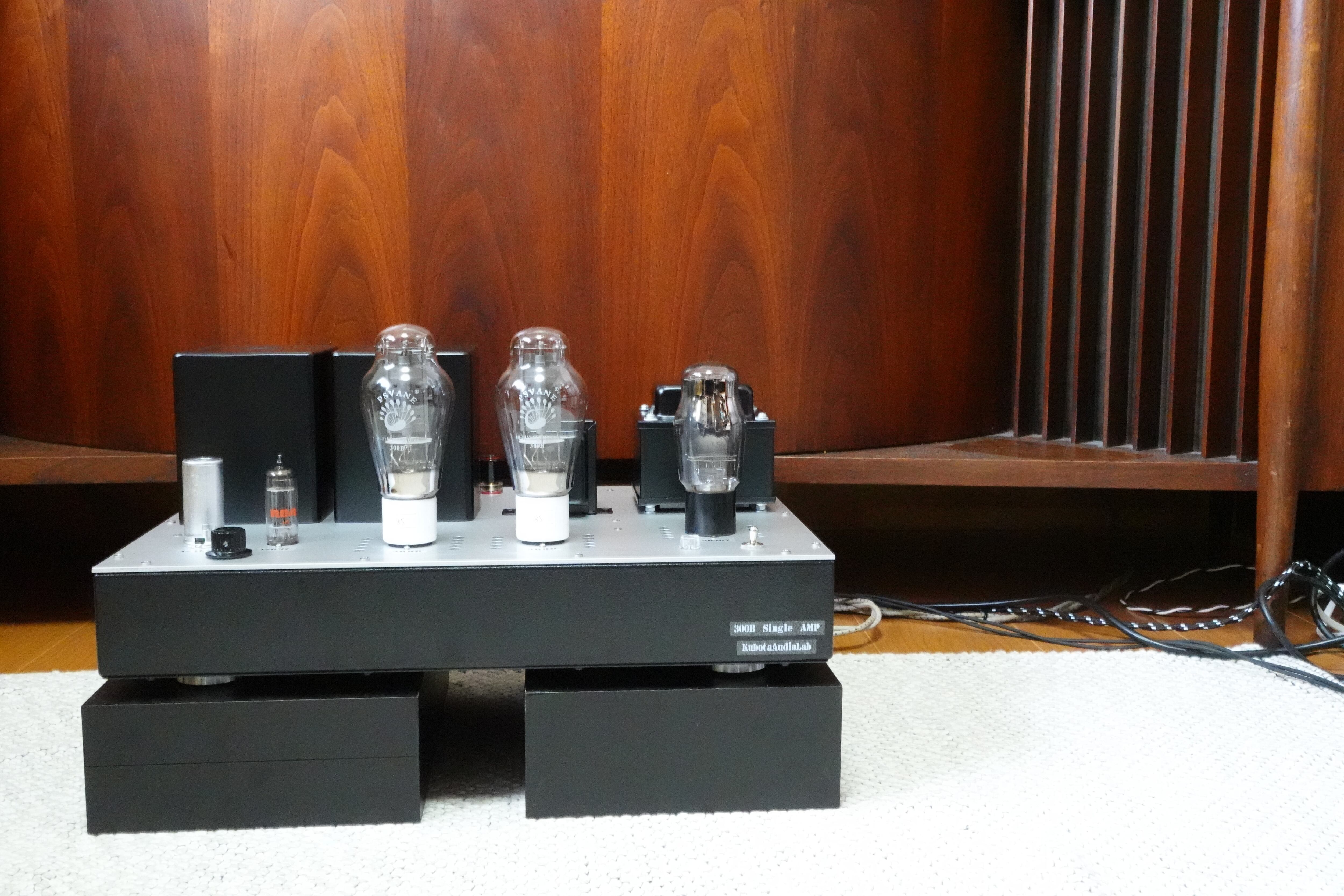 ＜受注製作例＞300Bシングルステレオアンプ ハシモトトランス仕様 真空管アンプ | Kubota Audio Lab