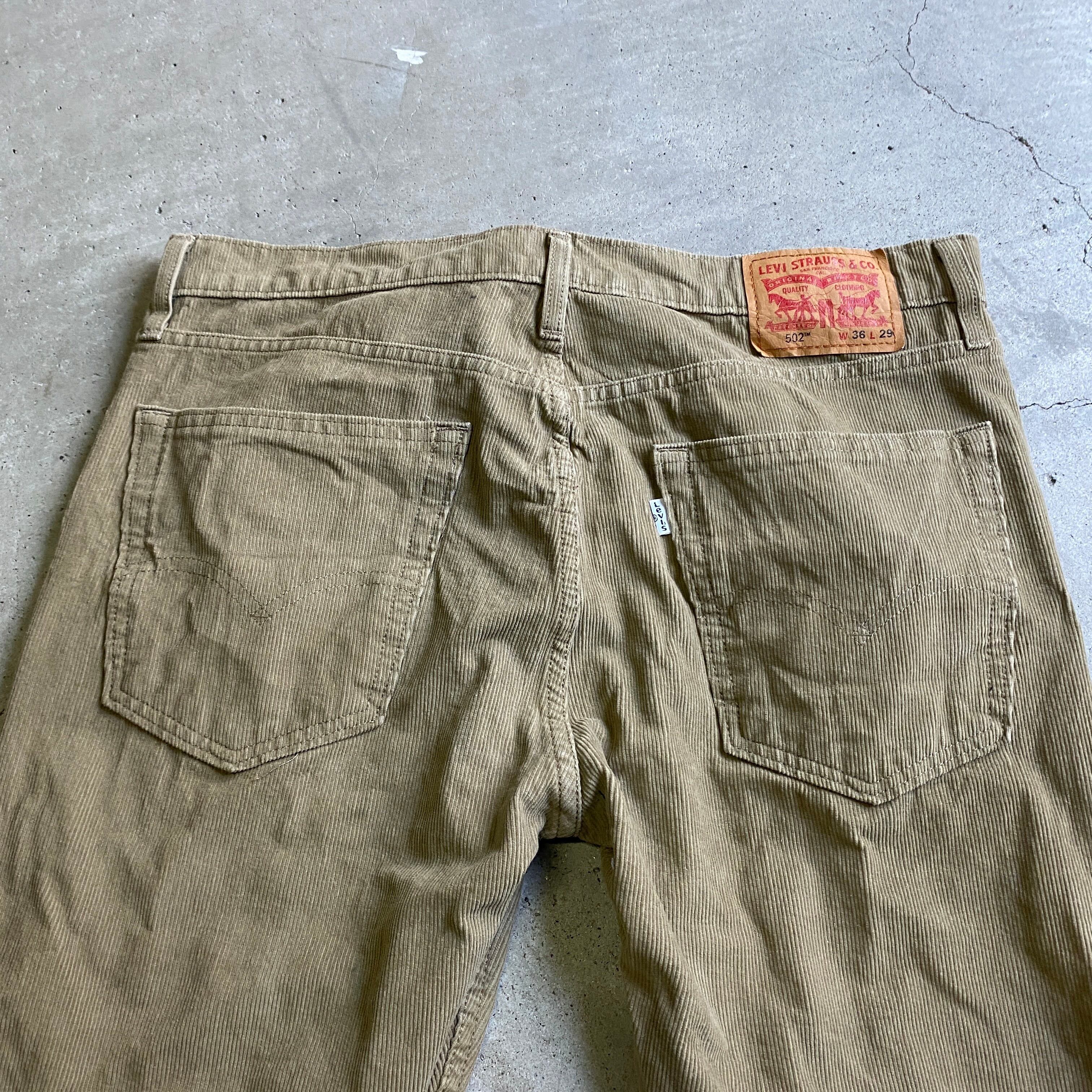Levi's リーバイス 502 レギュラーテーパーフィット コーデュロイパンツ メンズW37相当 古着 ベージュ【コーデュロイパンツ】【HA10】【cs2212-30a】【AN20 ...