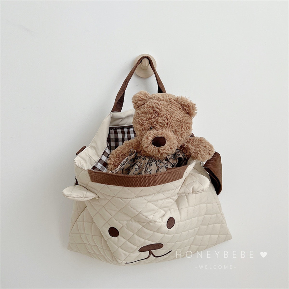 くまさんフェイス通園バッグ | chouchoubear