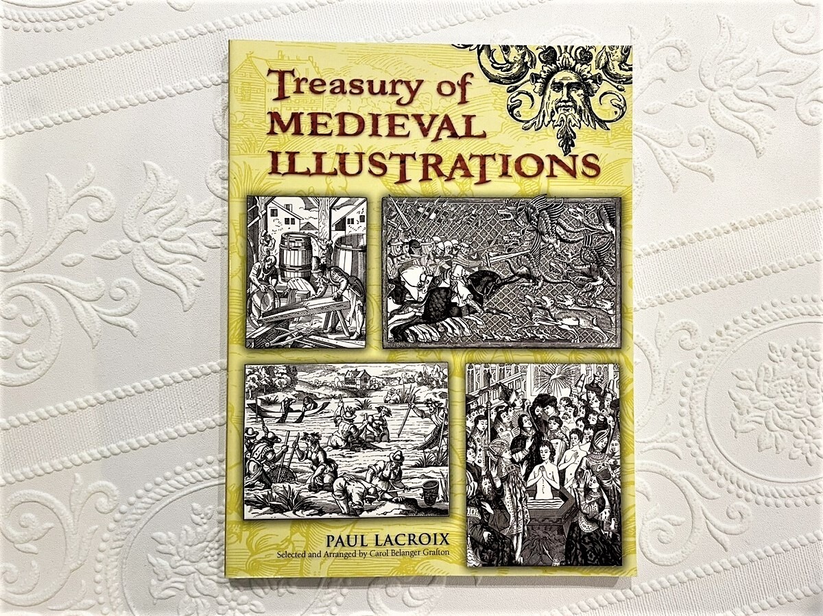 【VA386】Treasury of Medieval Illustrations /visual book | KITAZAWA BOOKSTORE
