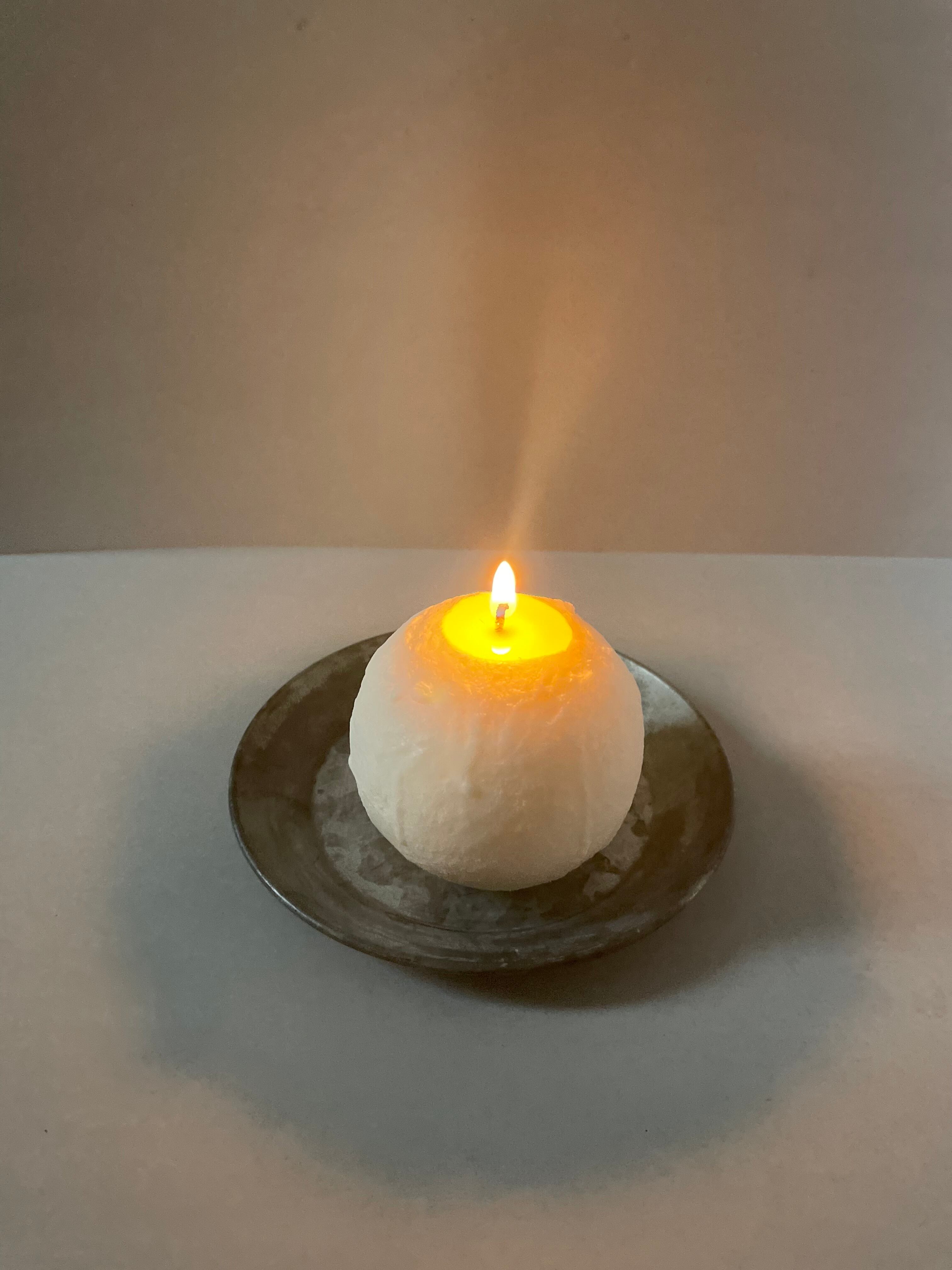 small maru candle -simple- | dotSow