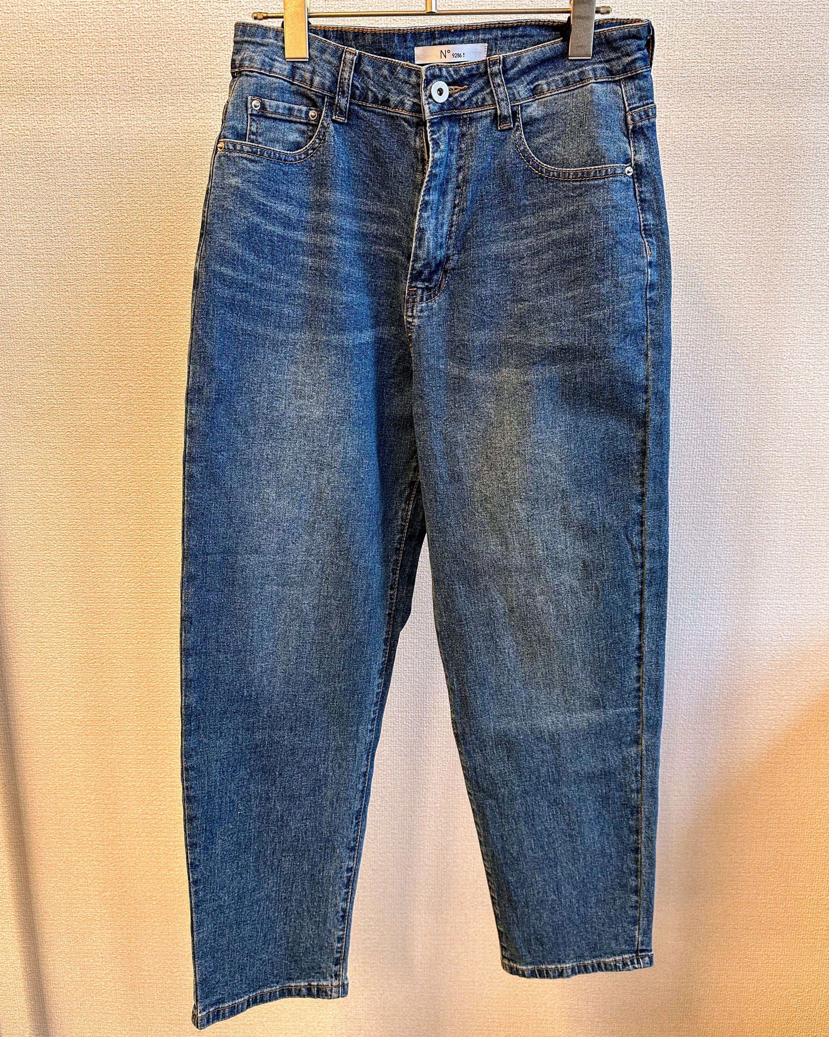 N°9286!】ストレッチボーイフレンドデニムパンツ(9210-45528 N°9286!】ストレッチボーイフレンドデニムパンツ(9210-45528