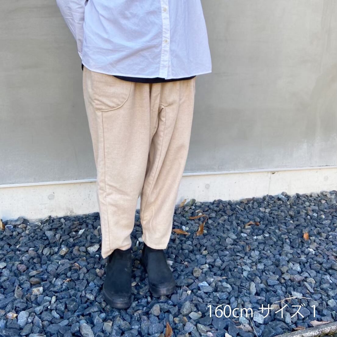 サイズ1 ライトグリーン綿麻ワッシャー もんもんぺ | monmonpe