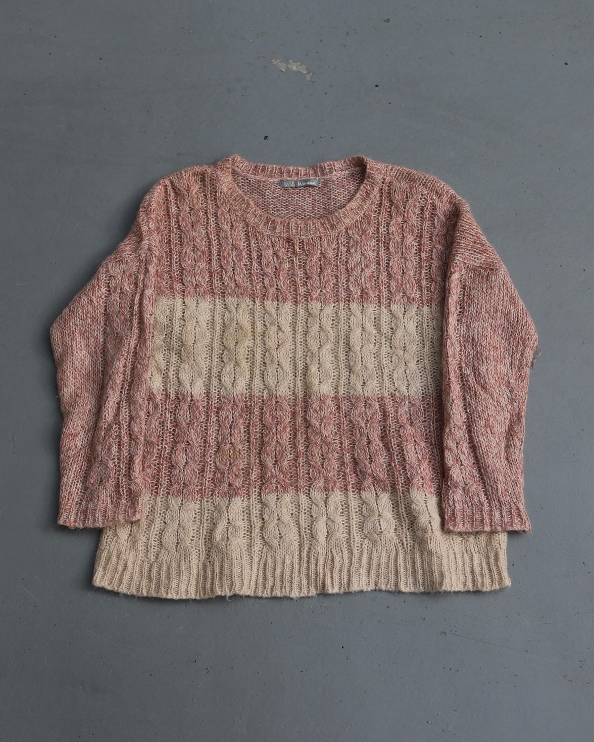 two tone knit | blendmarket