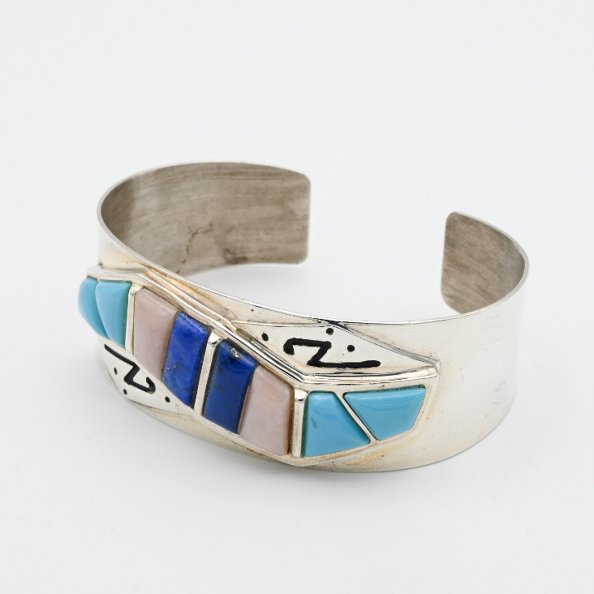 Beautiful Multi Stone Native American Bangle / USA | DÉMODÉ-Vintage ...
