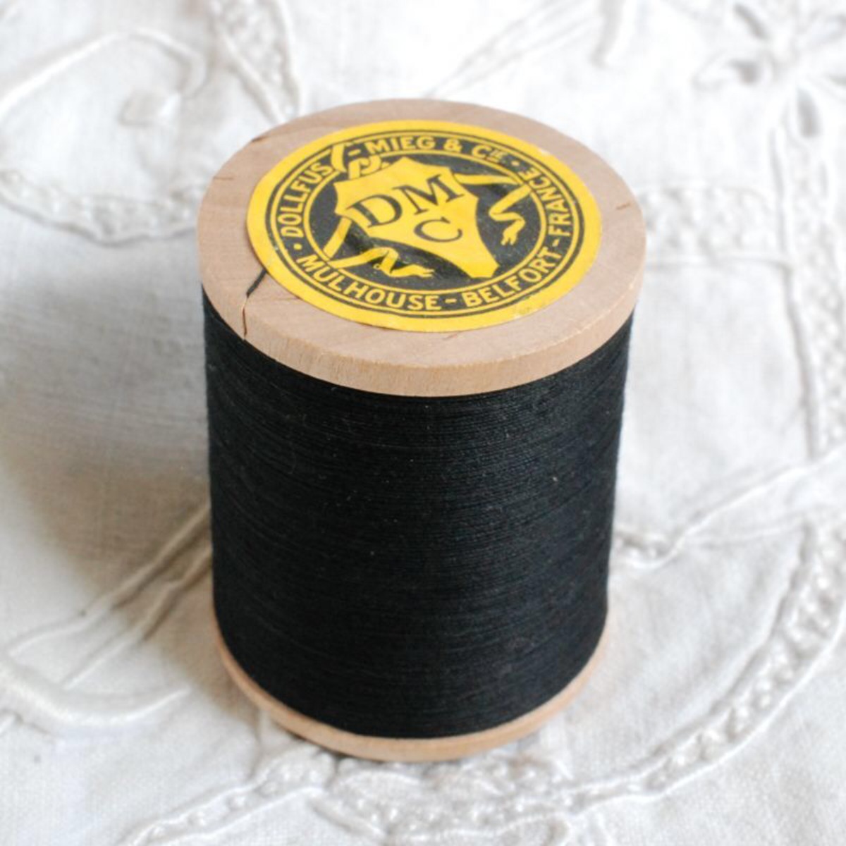アンティーク DMC Cable 大 ＃60 黒 | Antique Mercerie