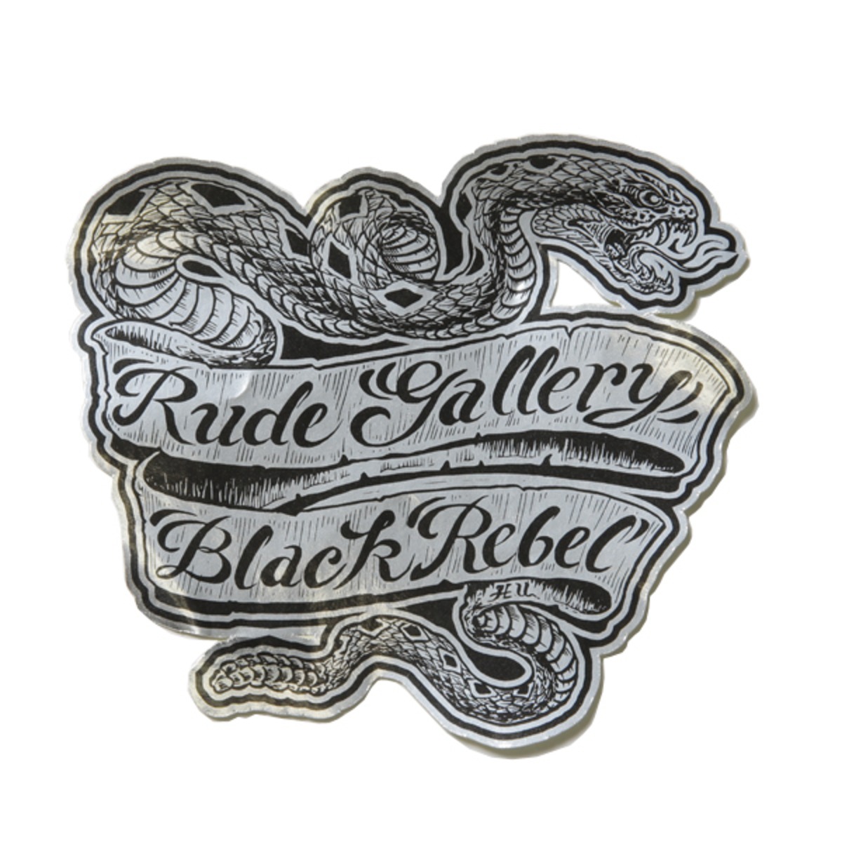 RATTLE SNAKE STICKER / RUDE GALLERY BLACK REBEL | CROSS ROAD BLUES