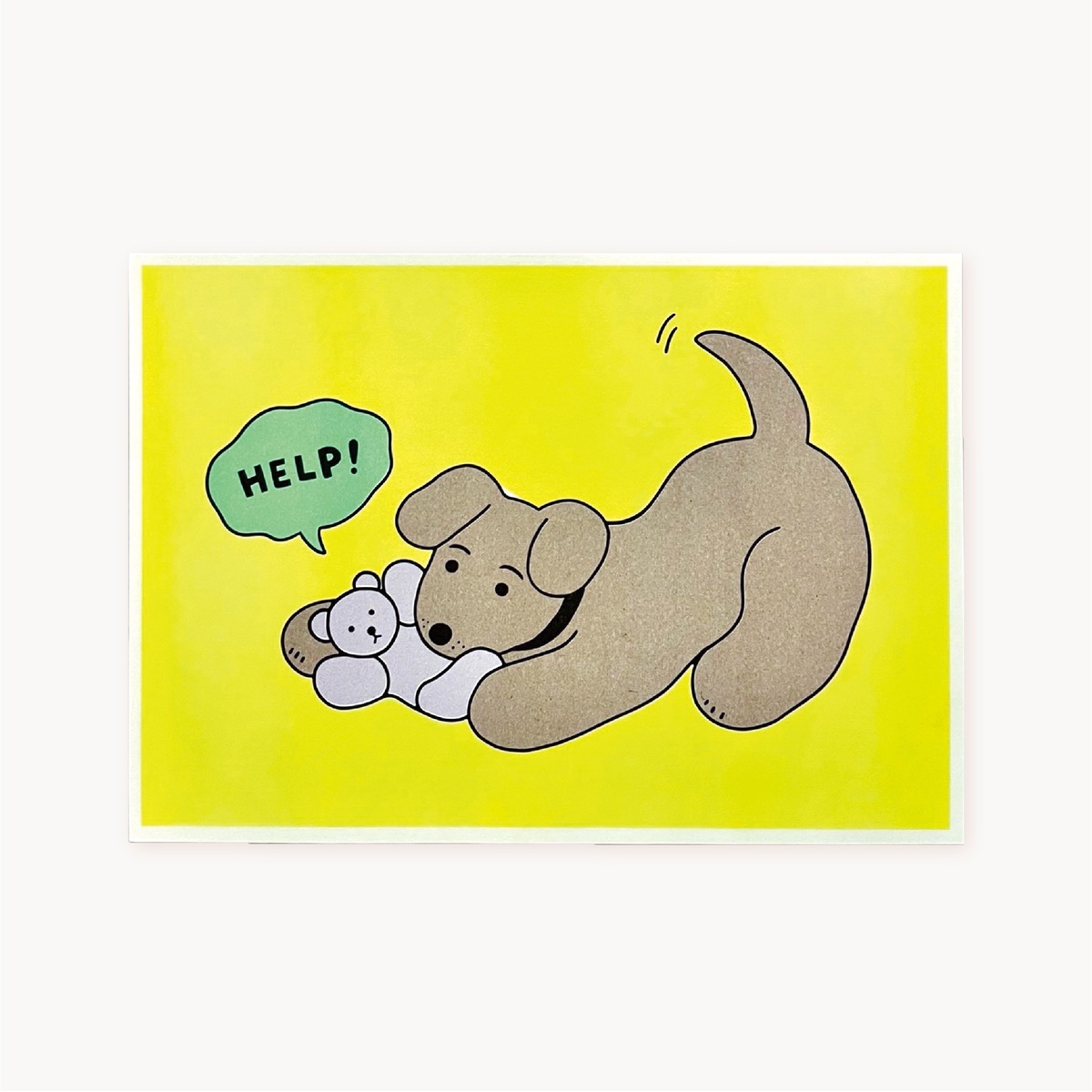 『HELP!』A4リソグラフポスター | John Danon SHOP