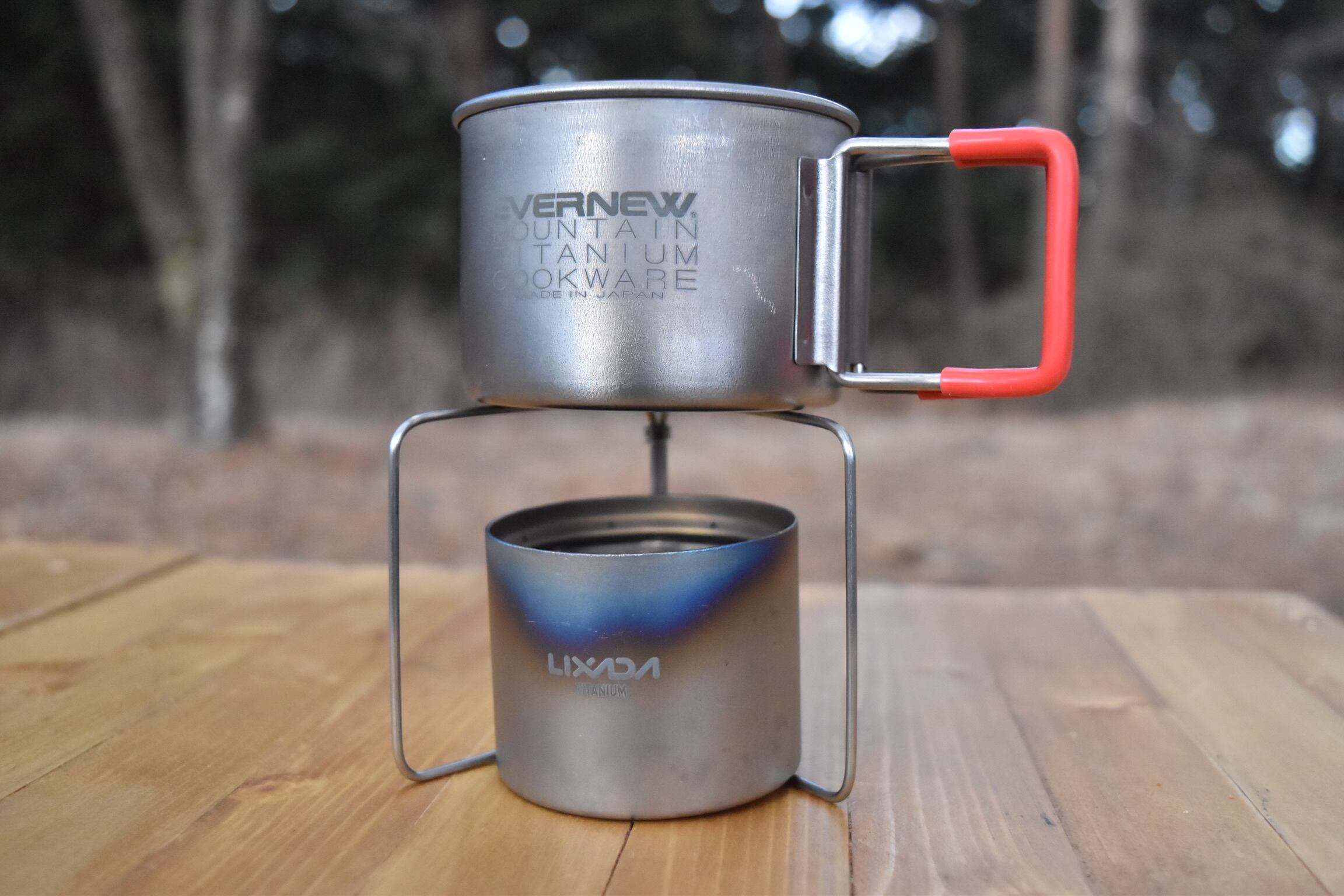 チタン五徳 TG-2P 【純チタン製】超軽量 アルコールストーブ用 | KALUGII ／カルギイ