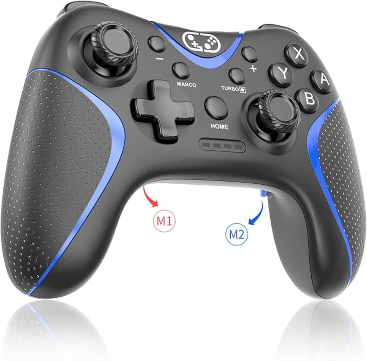 Switch コントローラー 2024アップグレード Sungale スイッチ プロコン 自動連射/連射ホールド 背面ボタン付き マクロ機能 Bluetooth5.0接続 6軸ジャイロセンサー ...