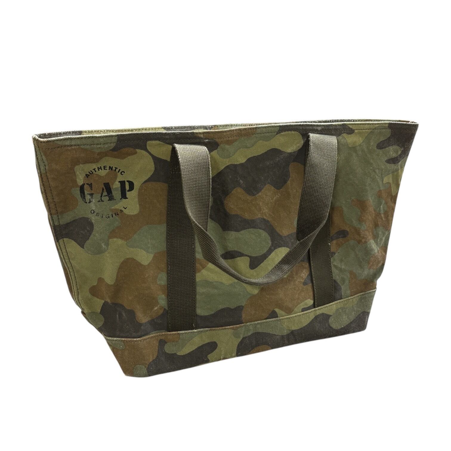 GAP woodland camouflage cotton canvas tote bag | Pay ID