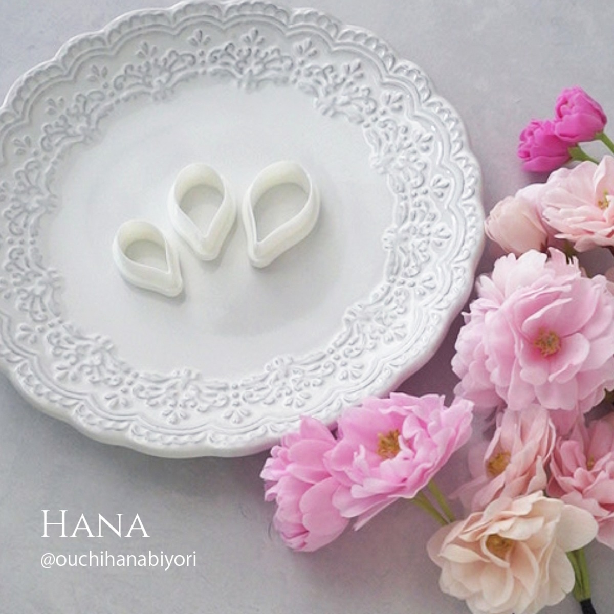 Sakura Clay Cutter 桜・サクラのクレイカッター クレイフラワー 樹脂粘土の花 | おうち花日和 クレイカッター＆クレイ ...