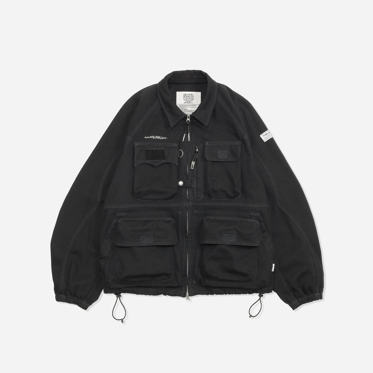 elephant TRIBAL fabrics Fade Travel Jacket (BLK) | MAHARI