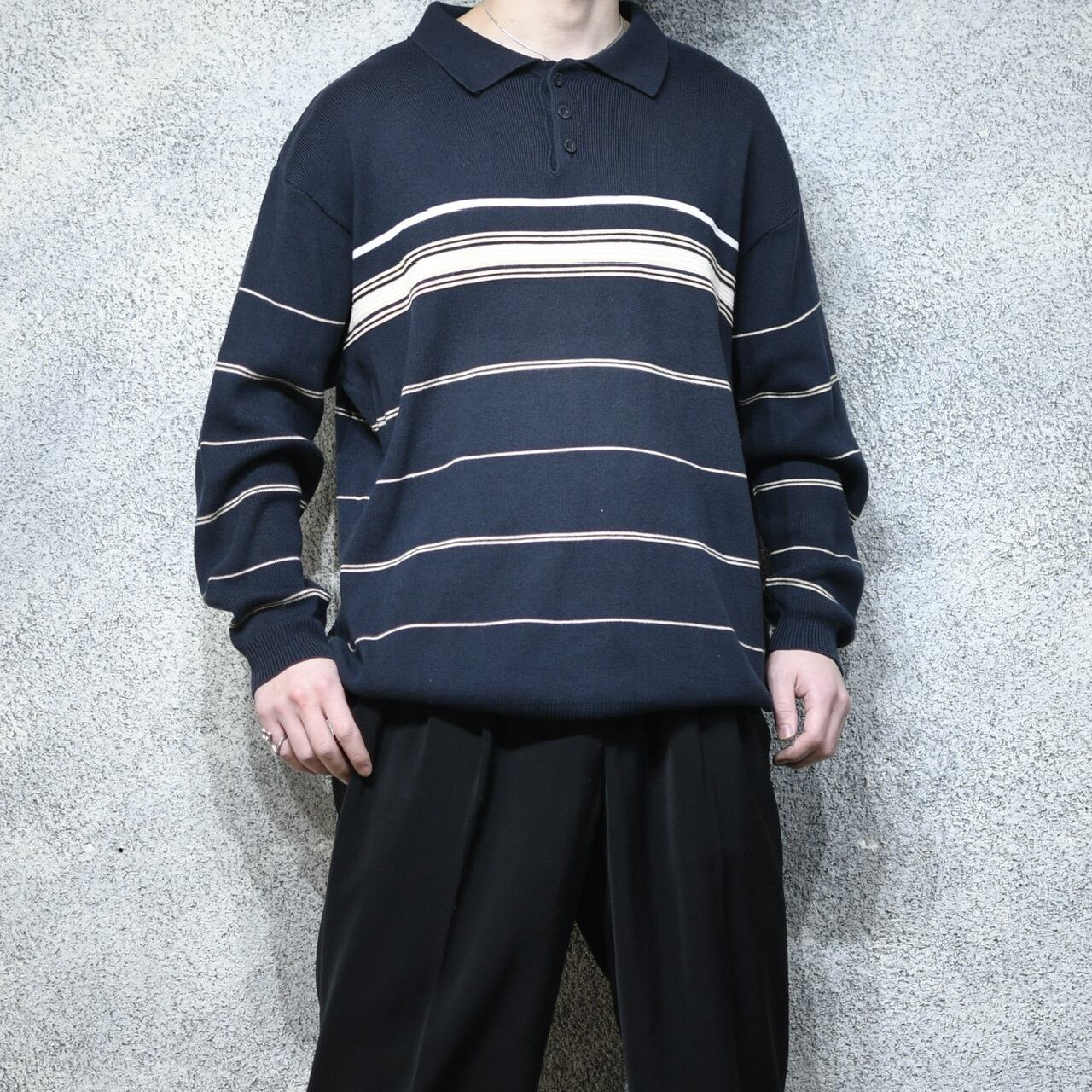 design cotton knit polo | Pay ID