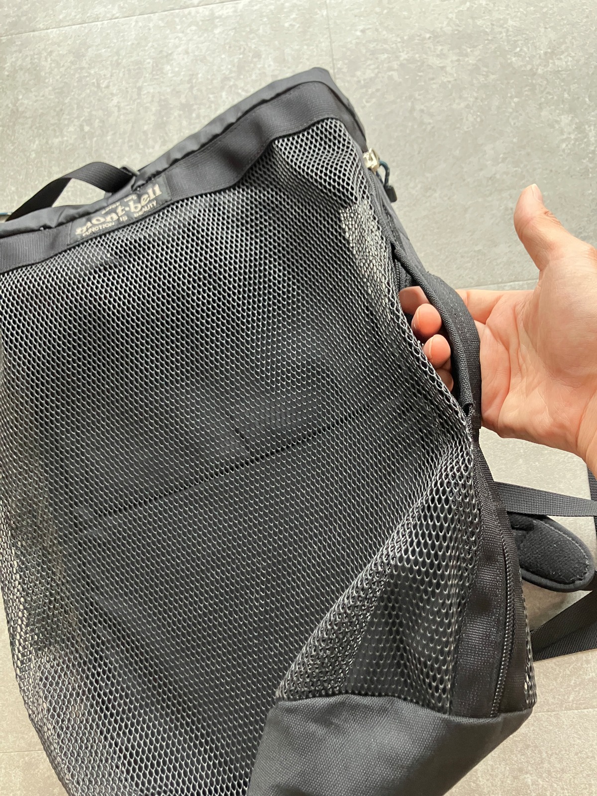 mont-bell mesh gear pac 20 | THE CREST