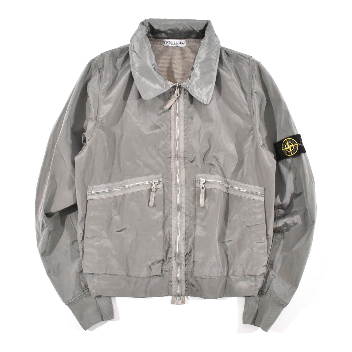 2008ss STONE ISLAND DOUBLE NYLON METAL FLIGHT JACKET M | PLAIRE
