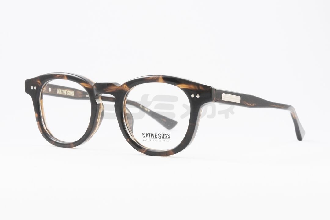 NATIVE SONS メガネ Carver Col.Gasoline PL-047F ボスリントン ウェリントン ボストン カーヴァー ...