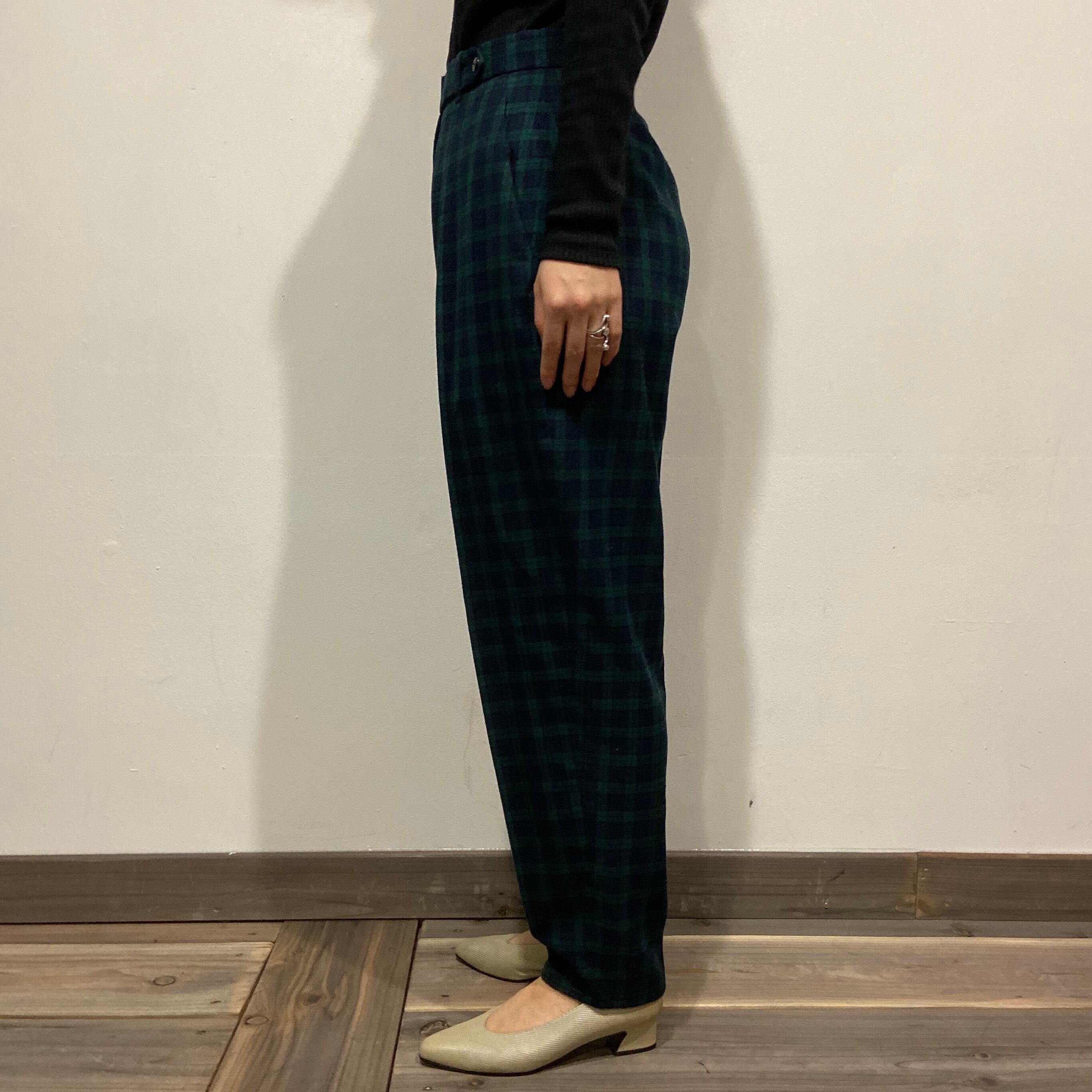 green check pants | LEMON