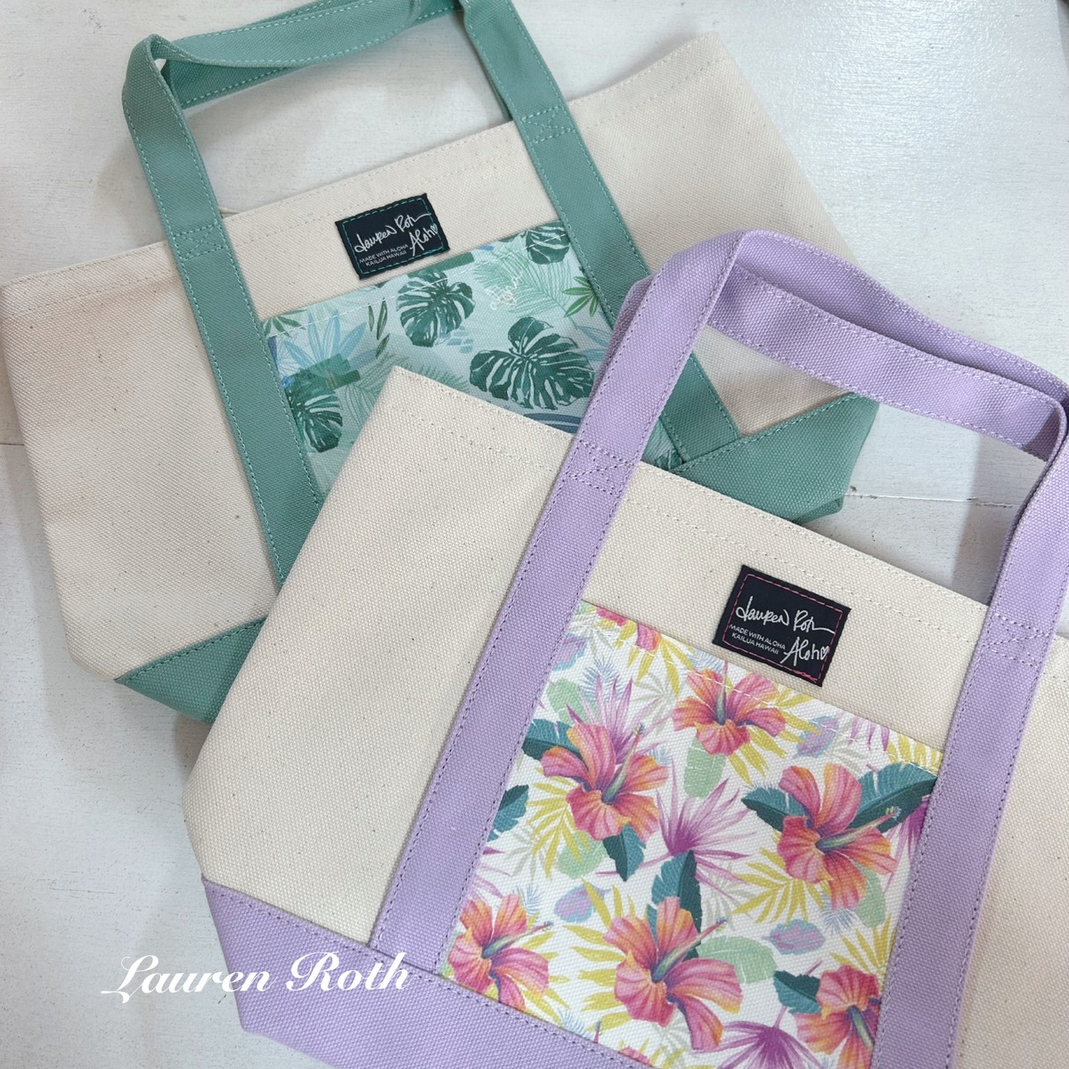 バイカラートートバッグ Lauren Roth(ローレンロス） | likolikoshop