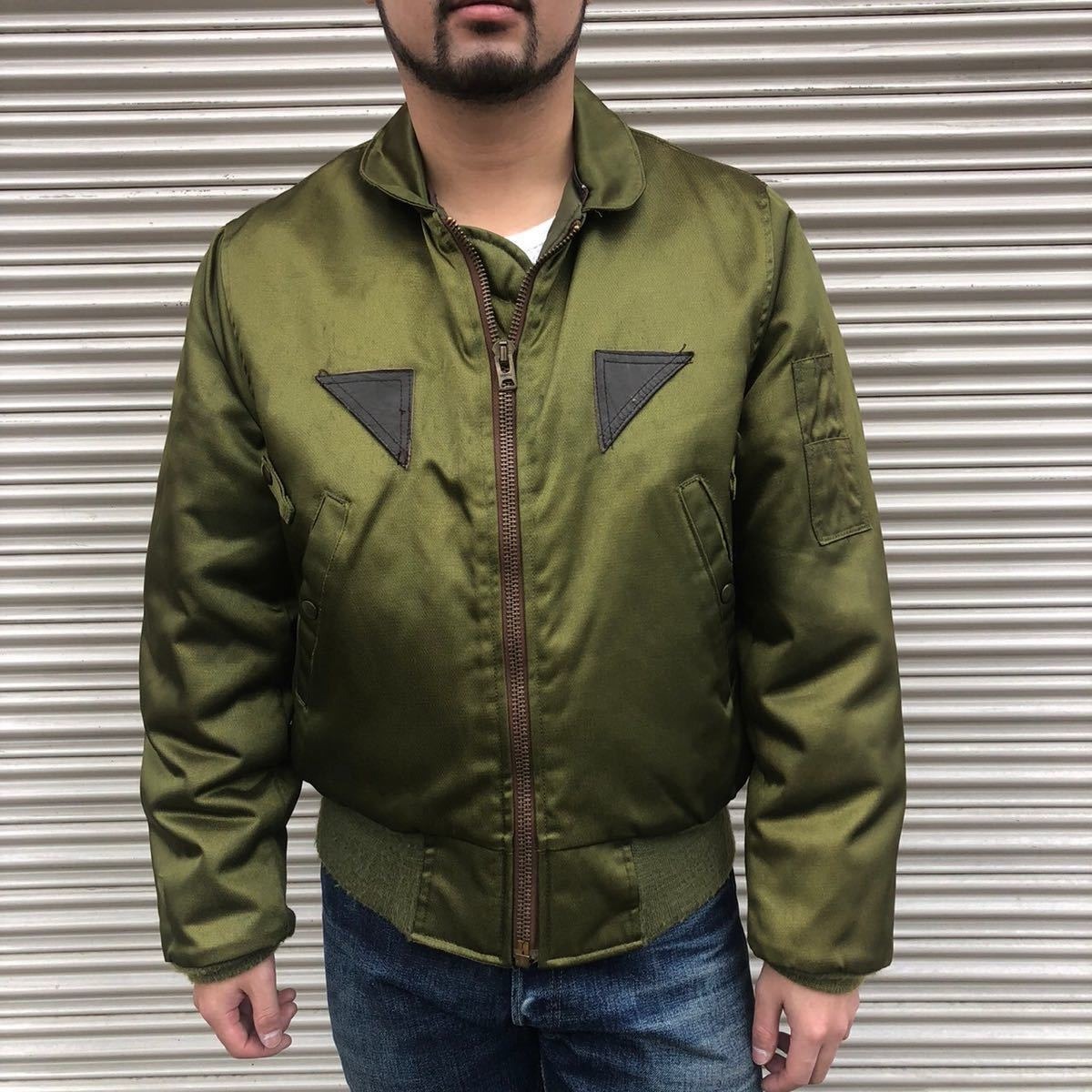 良品 USA製 80s 米軍 SPIEWAK B-15A スピワック USAF B-15F フライトジャケット ミリタリー ヴィンテージ 40 L-2B ナイロン 70s | 古着屋Gold