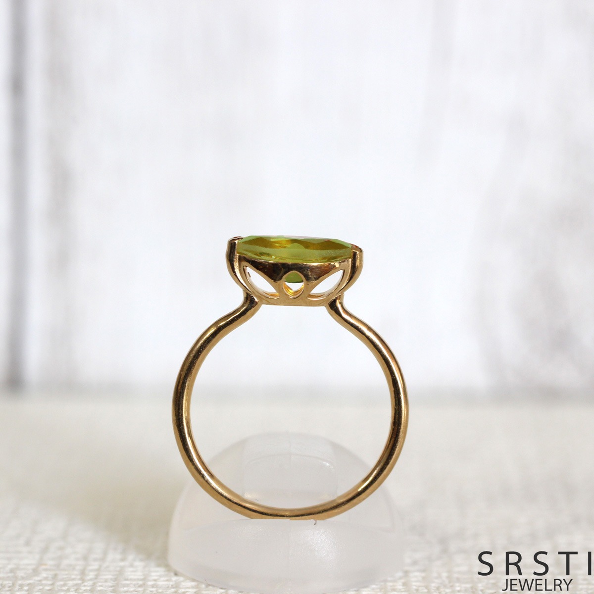 OrderMade Peridot Marquise Ring | SRSTI JEWELRY