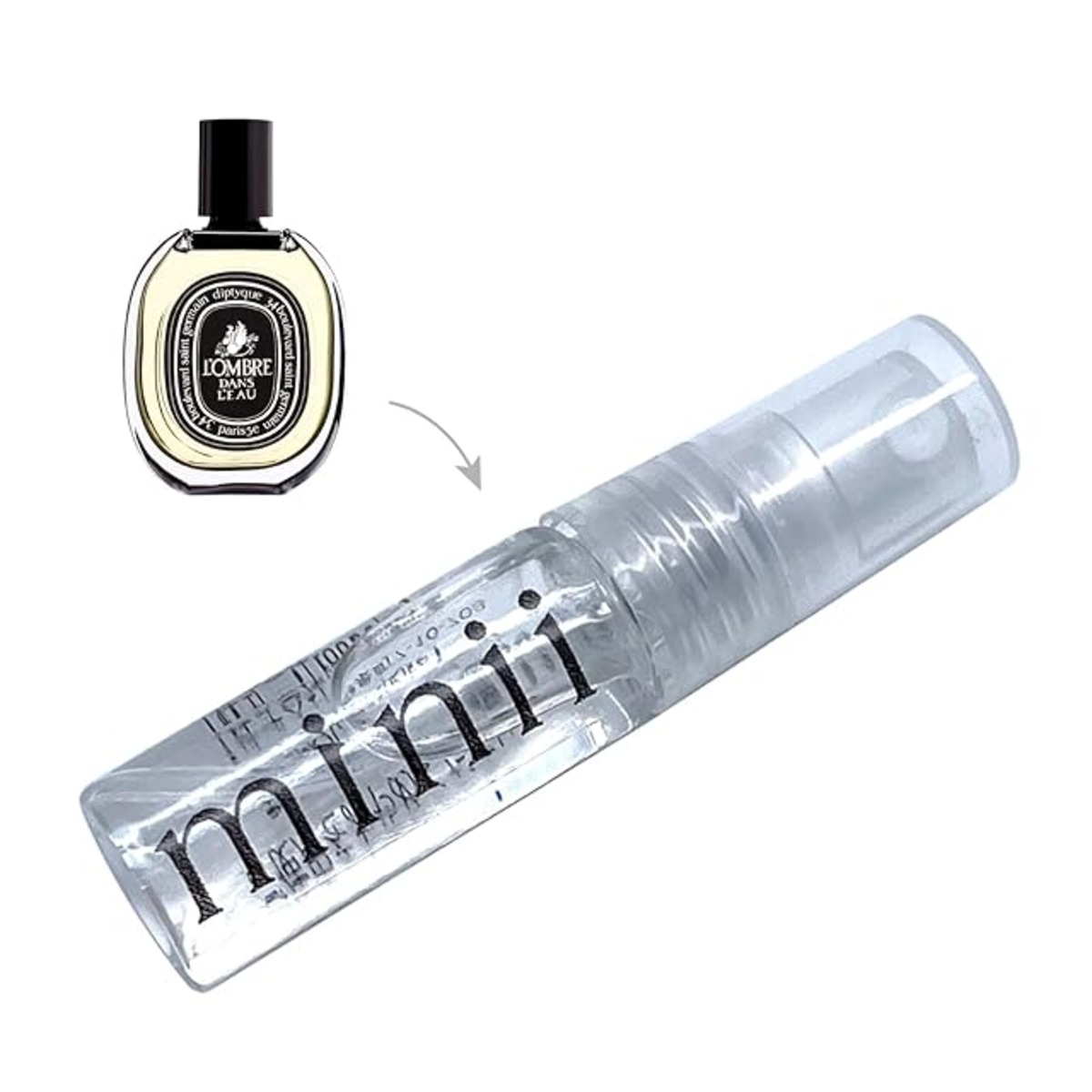 [DIPTYQUE (ディプティック)] ミニ 香水 【国内正規品 オードパルファム (ロンブル ダン ロー：2ml)】：原材料 ＋ miniiアトマイザー (ロンブル ダン ロー：お試し ...