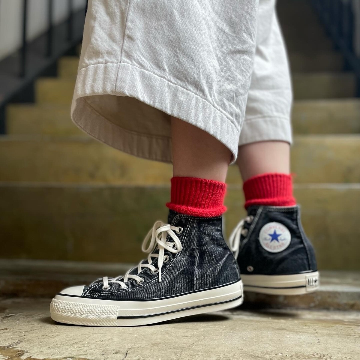 CONVERSE - ALLSTAR US AGEDDENIM HI | clever elephant