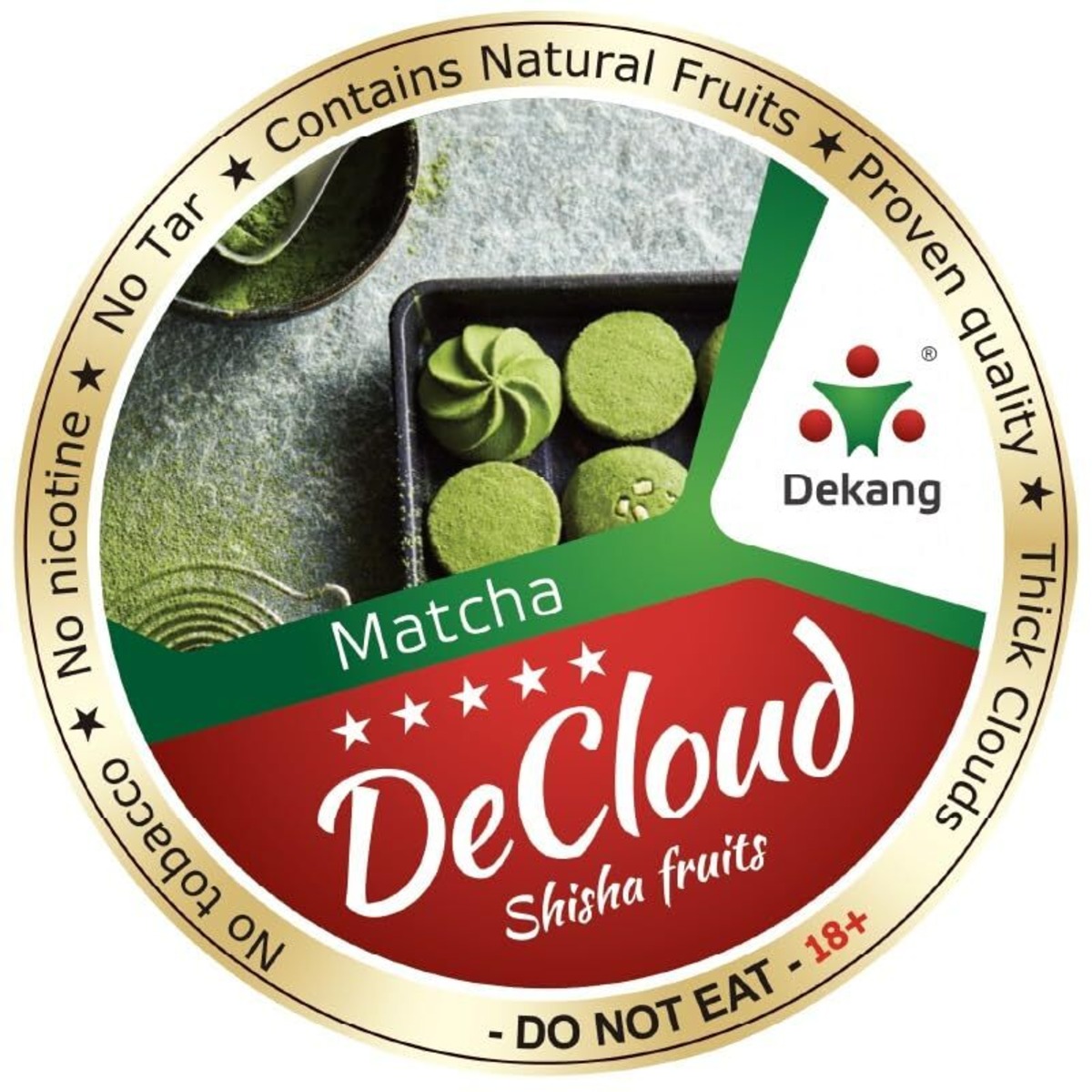 DECLOUD デクラウド シーシャフルーツ (抹茶) 50g シーシャ フレーバー 水タバコ ノンニコチン SHISHA | kki