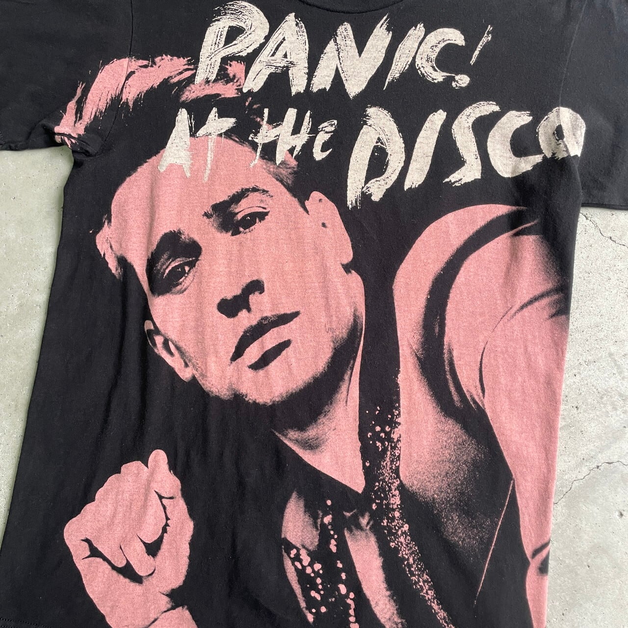 PANIC AT THE DISCO パニック アット ザ ディスコ バンドTシャツ メンズM 古着 ブラック 黒 バンT【Tシャツ ...