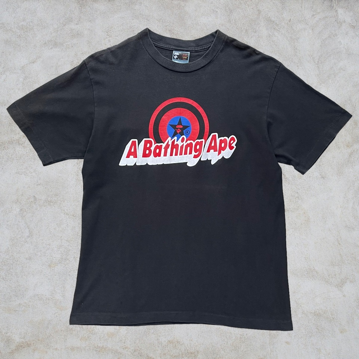 90’s A BATHING APE Circle Logo Tee | curb