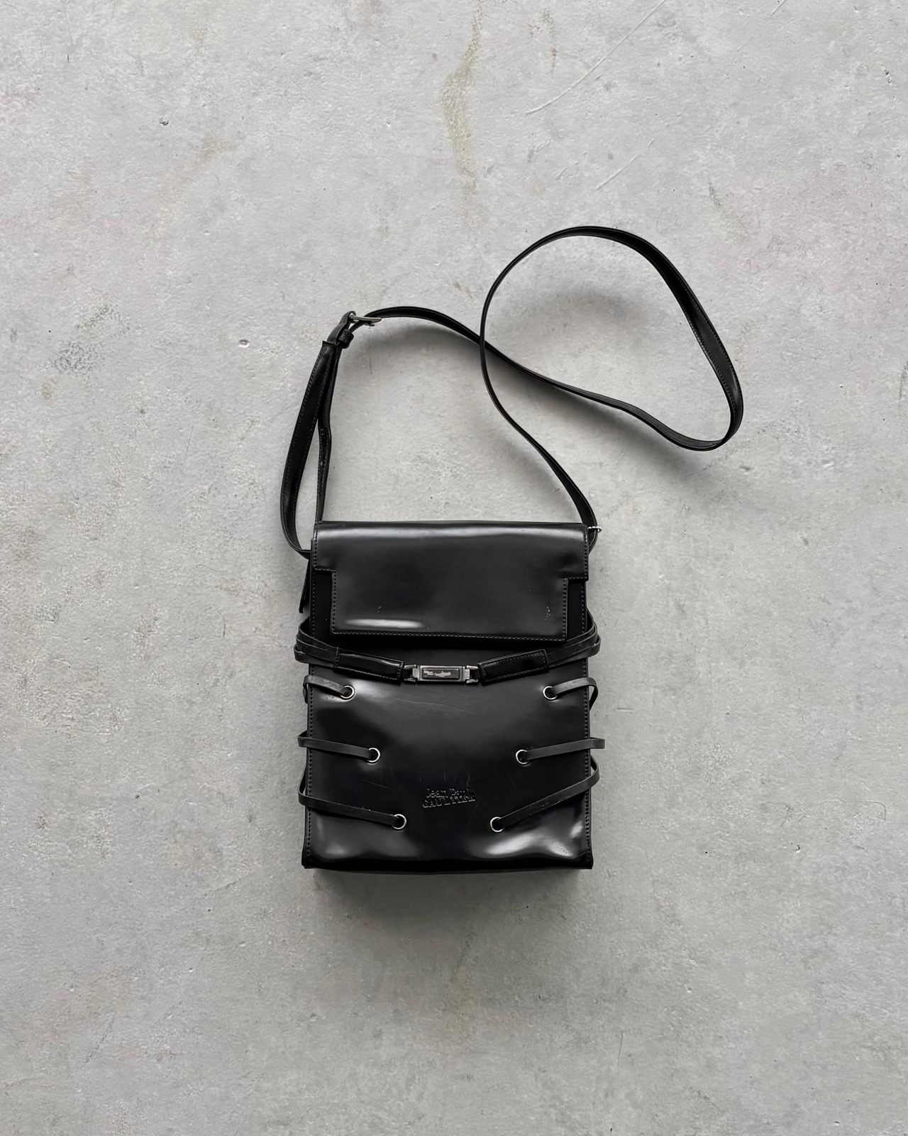 S/S2004 jean Paul Gaultier - Buckle strap bag | lev.market