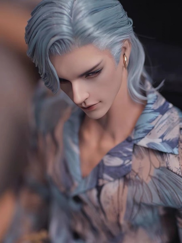 小霸总 セットウィッグ BJD ID75 EID HID 1/3 MDD KUMAKO かつら 耐熱 ヘッド パーツ 球体関節人形 ウィッグ ...