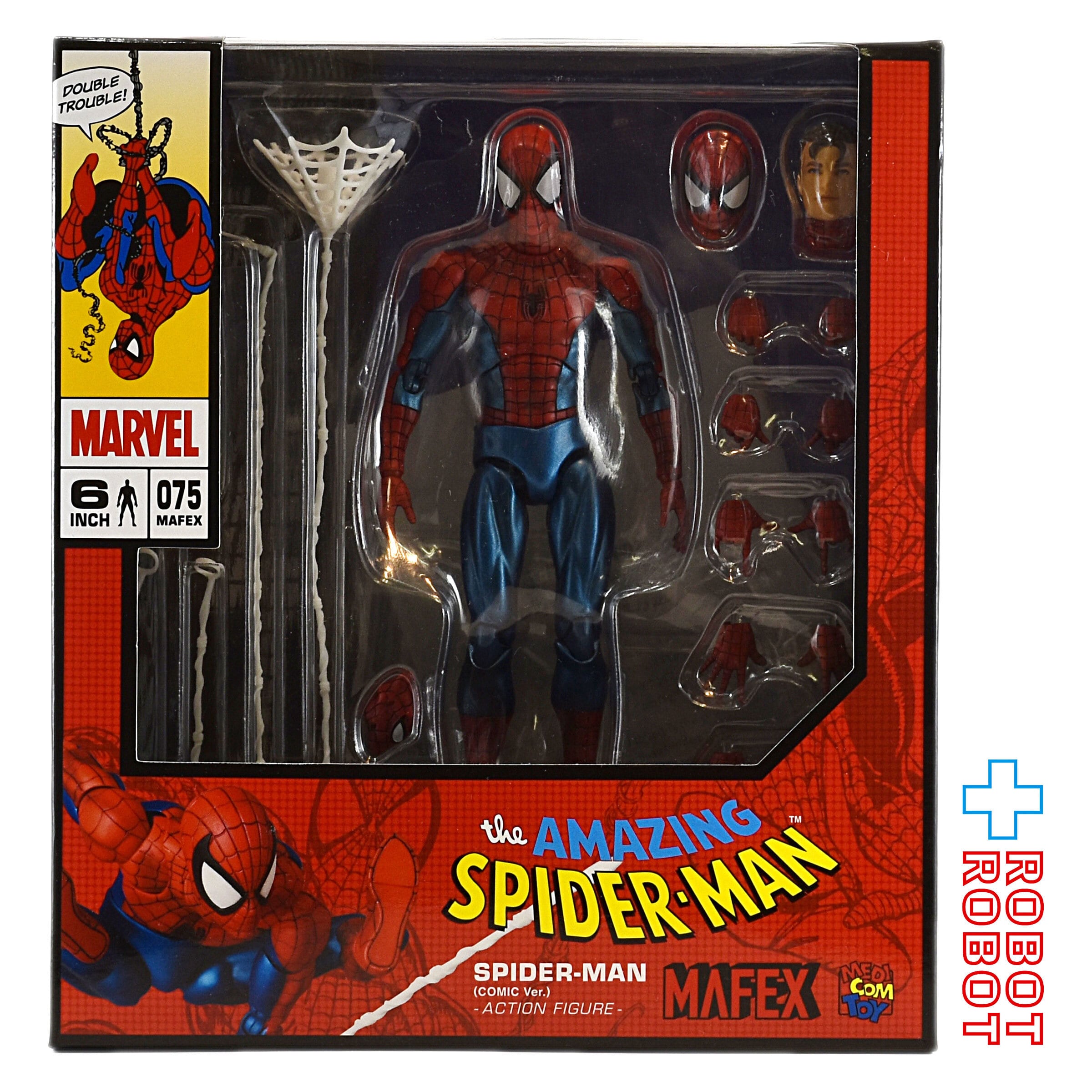 メディコムトイ MAFEX マフェックス No.075 アメイジングスパイダーマン コミックVer. アクションフィギュア 開封 ...