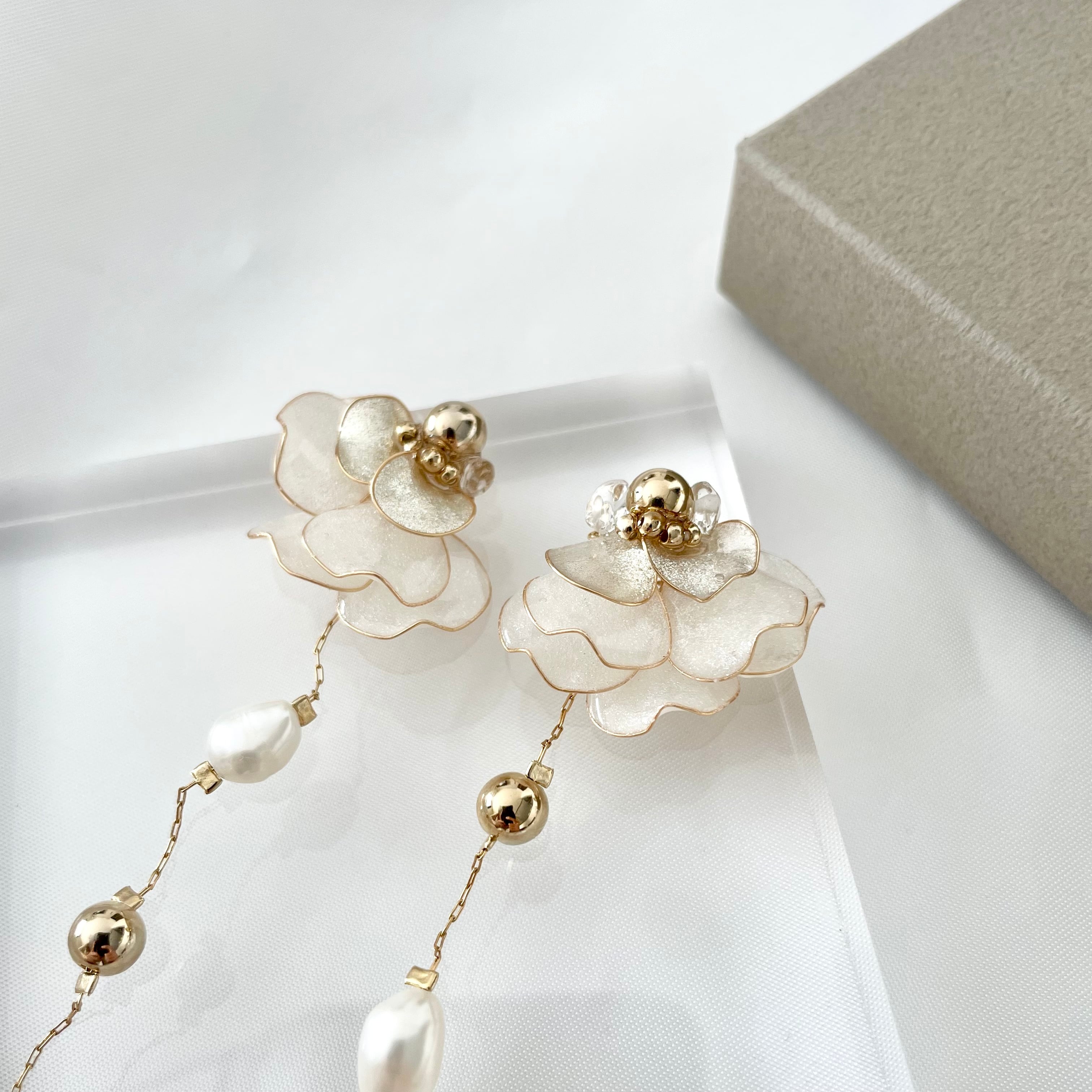 Bloom pearl】ブルームパール〜ピアス・イヤリング | Sweets Accessory