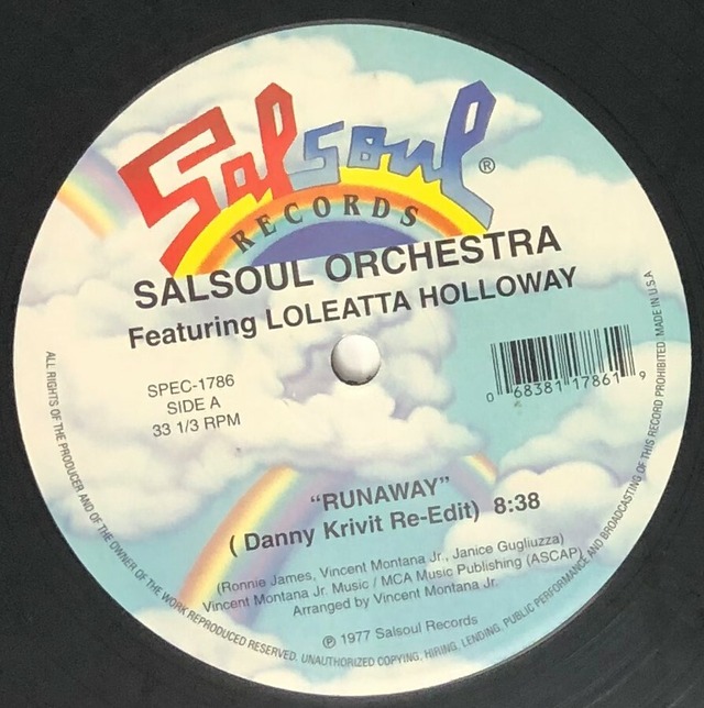 Salsoul Orchestra Featuring Loleatta Holloway ‎/ Runaway | FISH FOR RECORDS