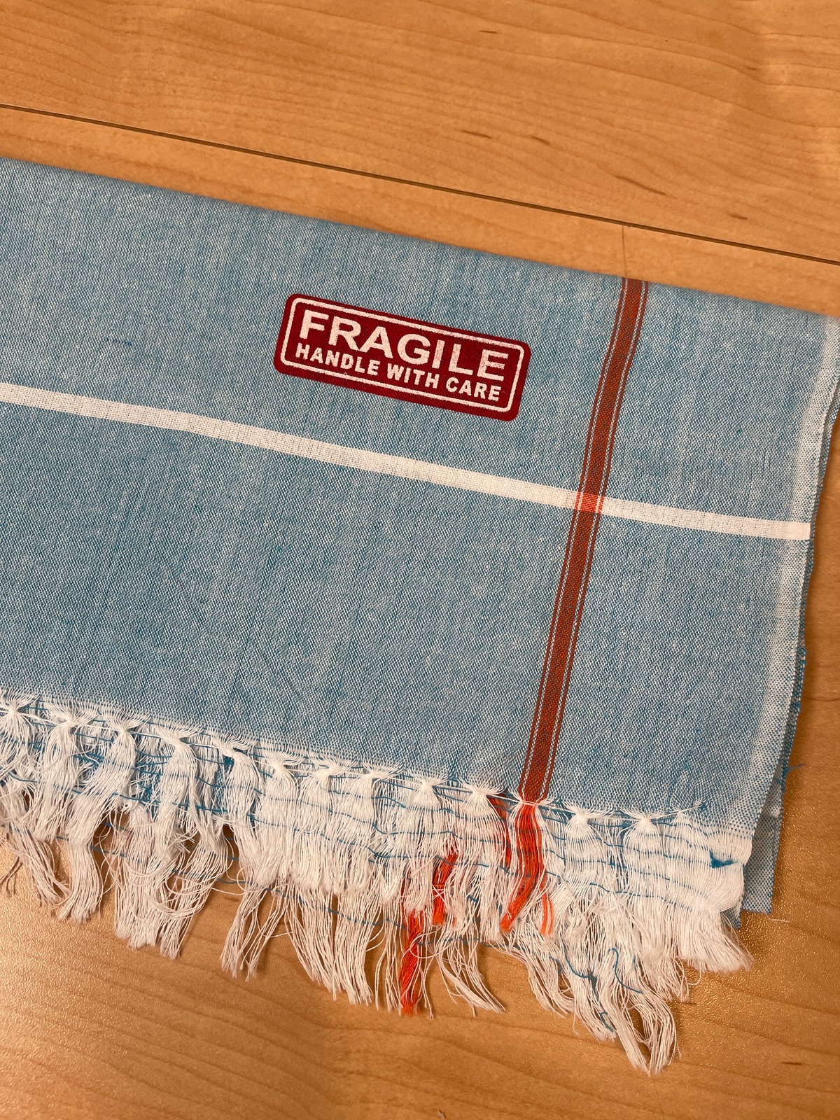 Blue color / Orange line ⑬ | FRAGILE