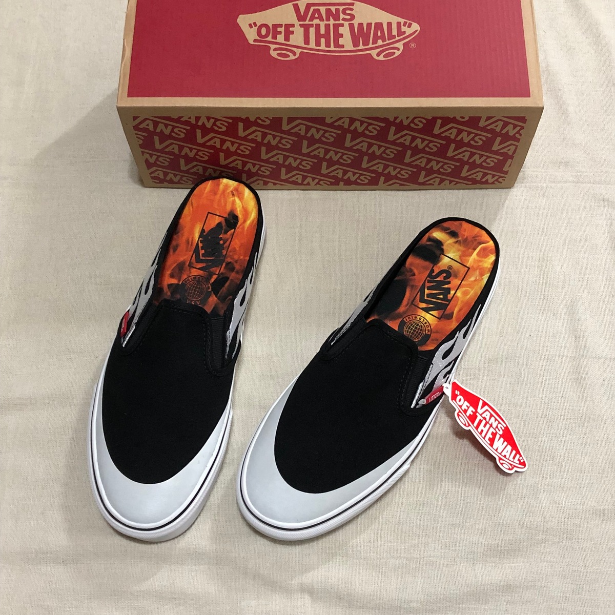US限定！ 新品 VANS x ASAP ROCKY Classic Slip-On Mule エイサップロッキー スリッポン ミュール ...