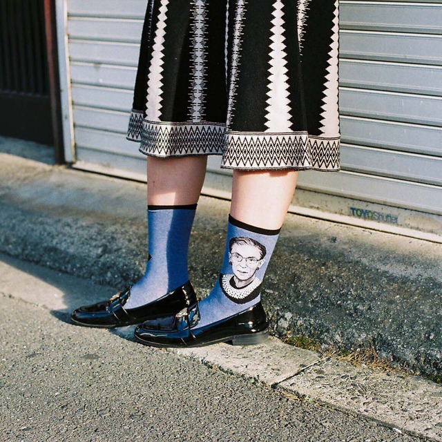 【Socksmith】RGB Portrait Crew Socks ルース・ベイダー・ギンズバーグ ソックス | socksteady ...