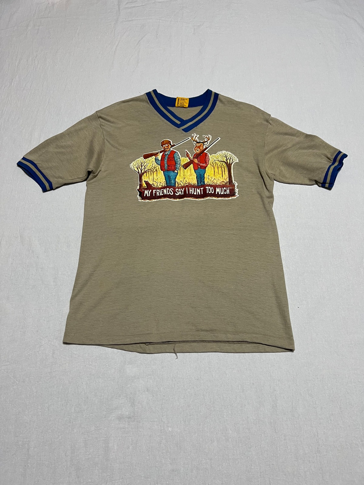 Vintage V-neck Ringer T-shirt | DaC