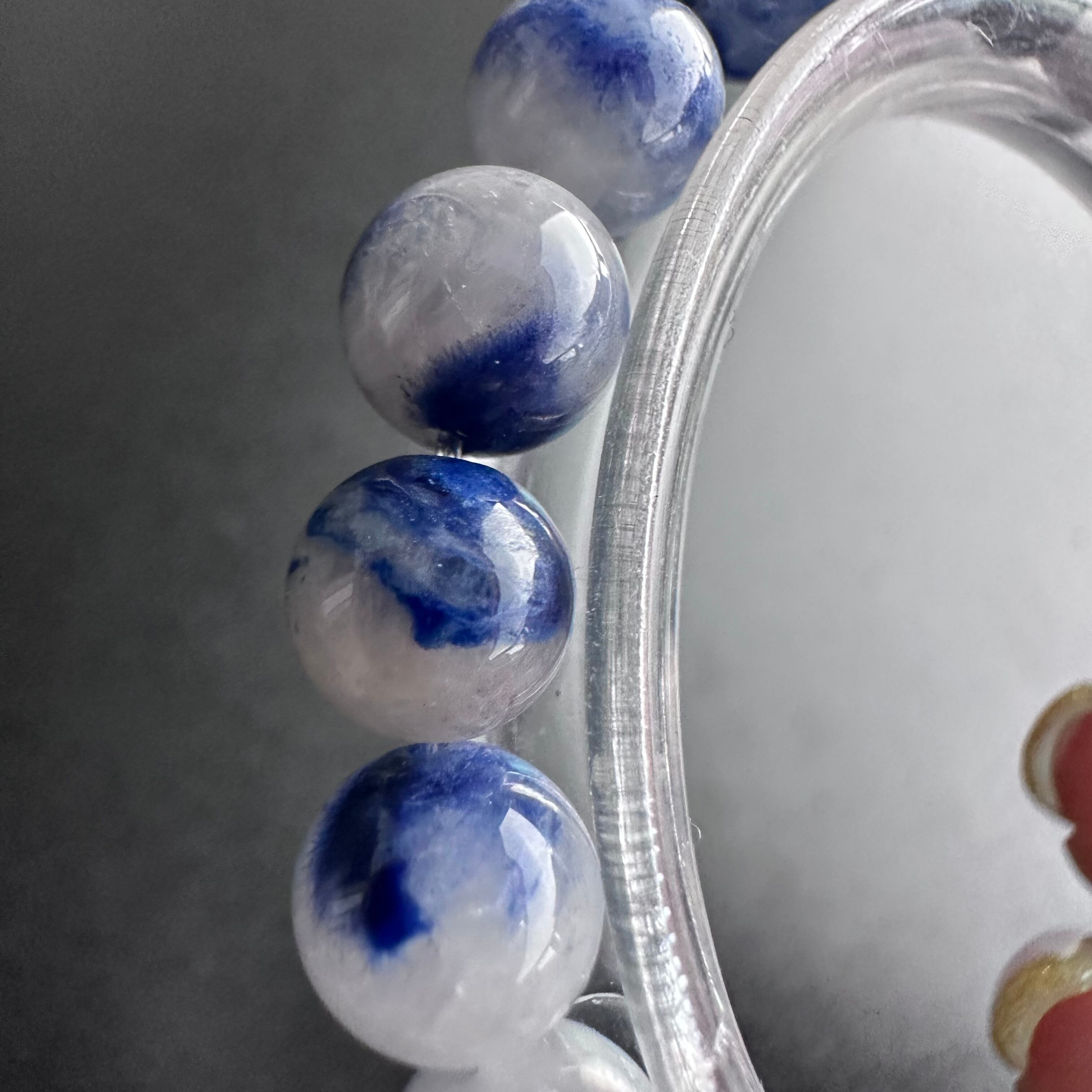 noB6 ディモルチェライトインクォーツ約8-8.3㎜ | sumiha7