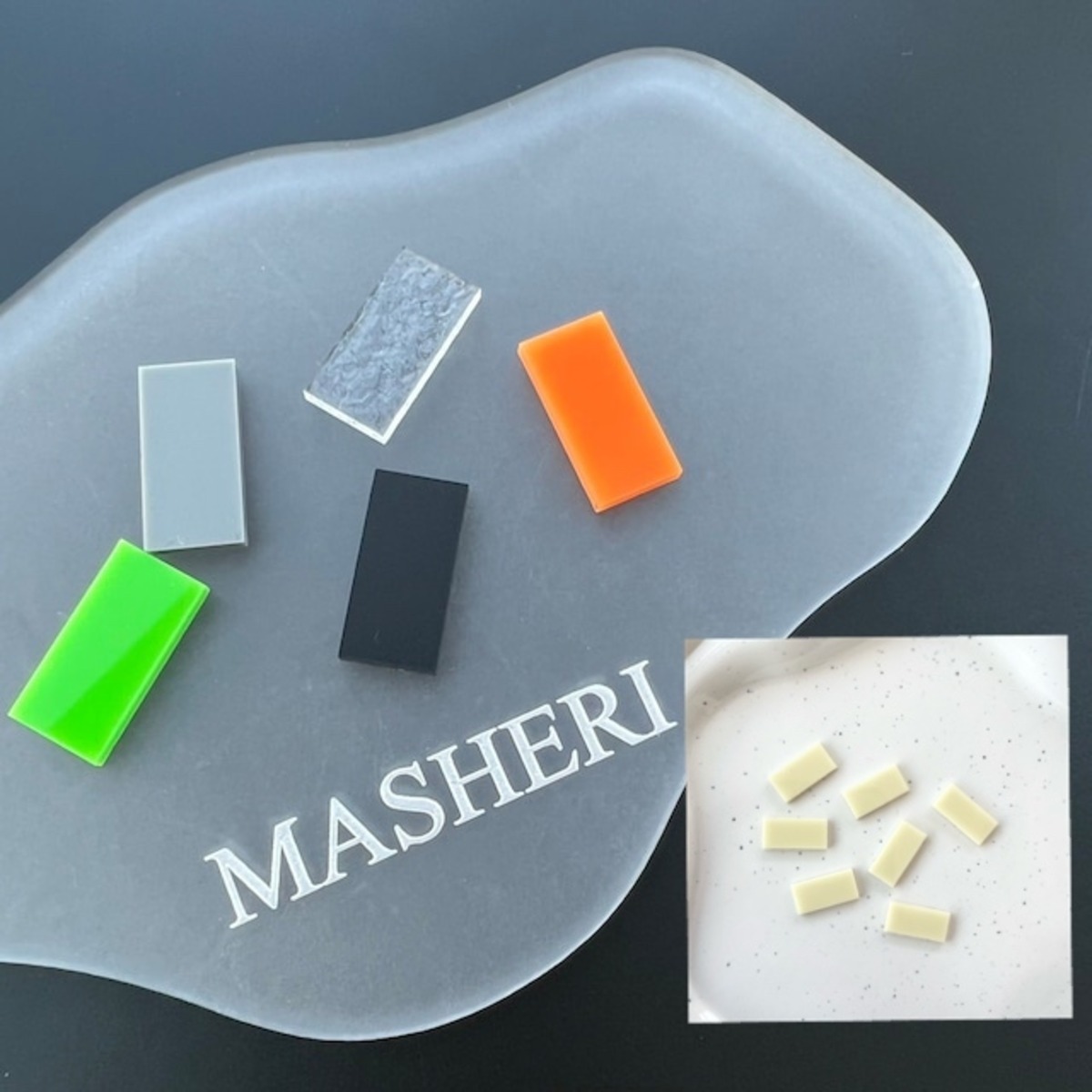 10p スクエア カボション H055〜057 | MASHERI partsshop